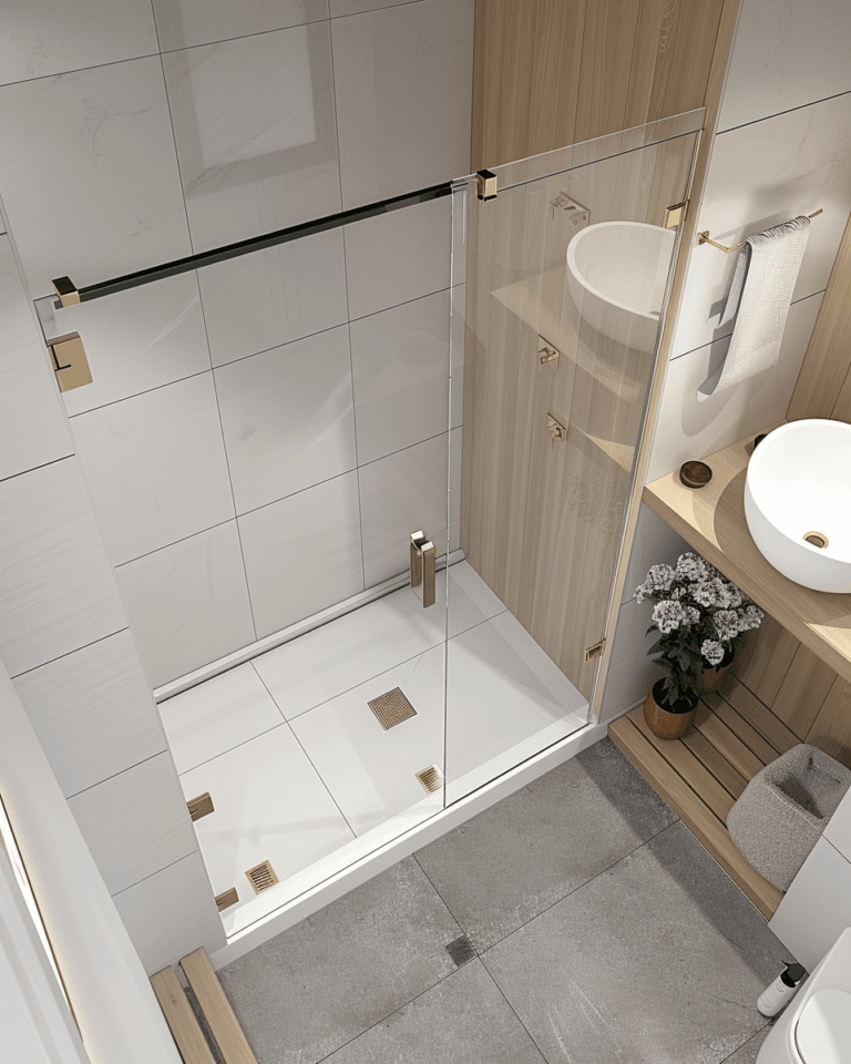 Premium Brass Wall Mount Clamps for Shower Glass – Durable and Adjustable